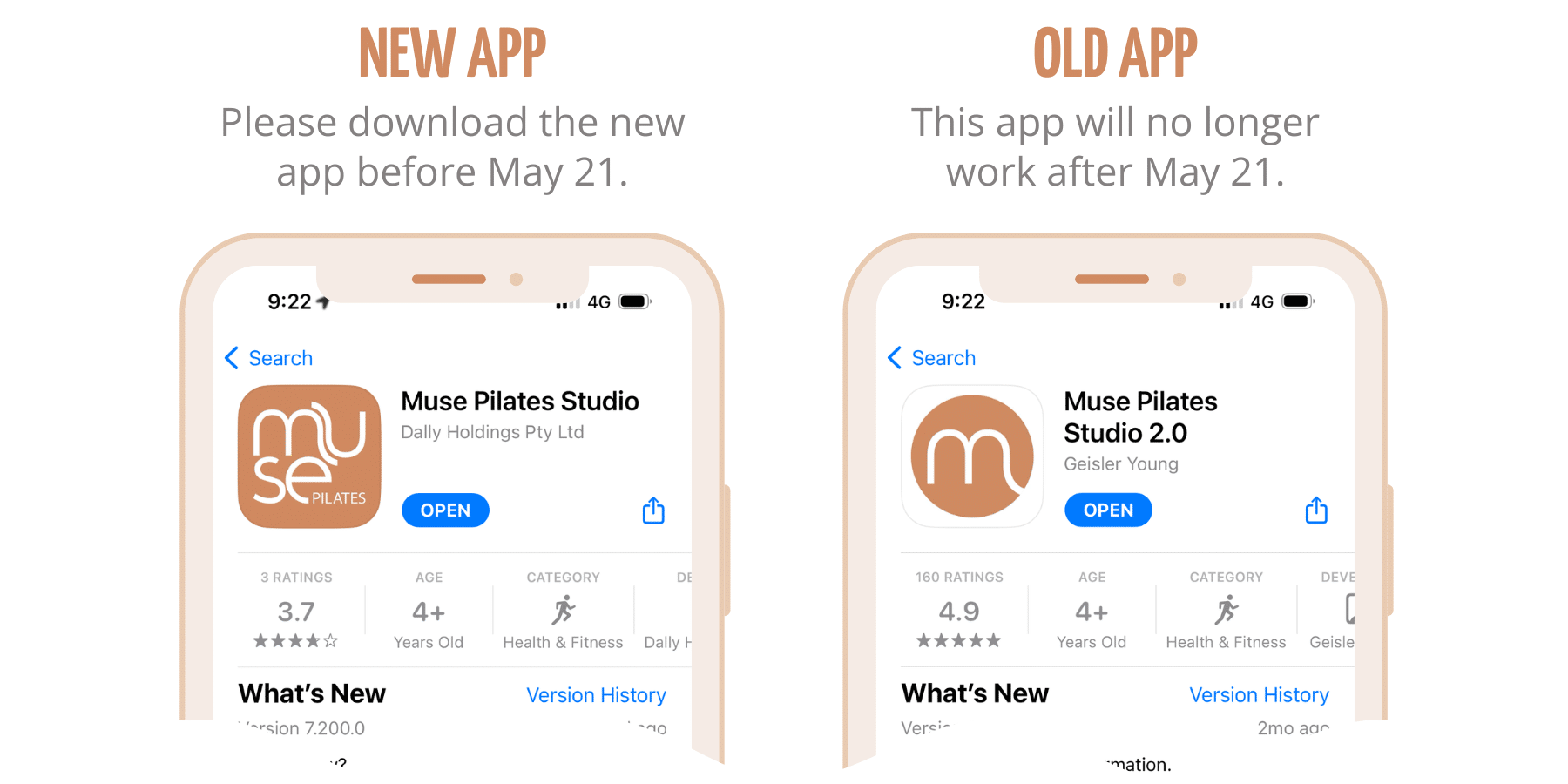 Find us on the app store - Muse